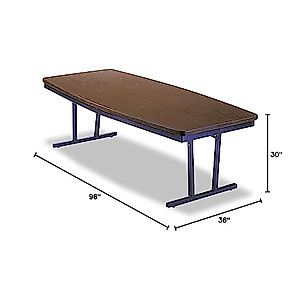 ARC 8' Boat Shaped Conference Table