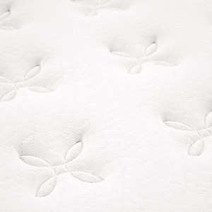 Modway Jenna 10” Innerspring and Memory Foam Twin XL Mattress With Individually Encased Coils, White
