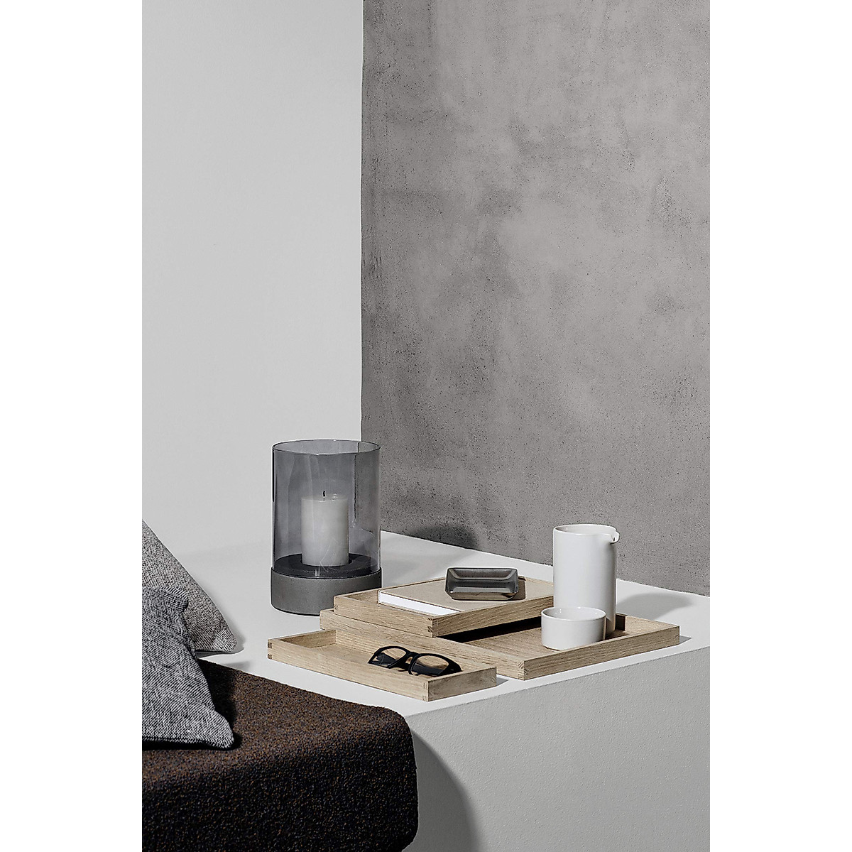 blomus 63799 Borda Tray, Wood, Oak, 30 x 20 x 2.5 cm