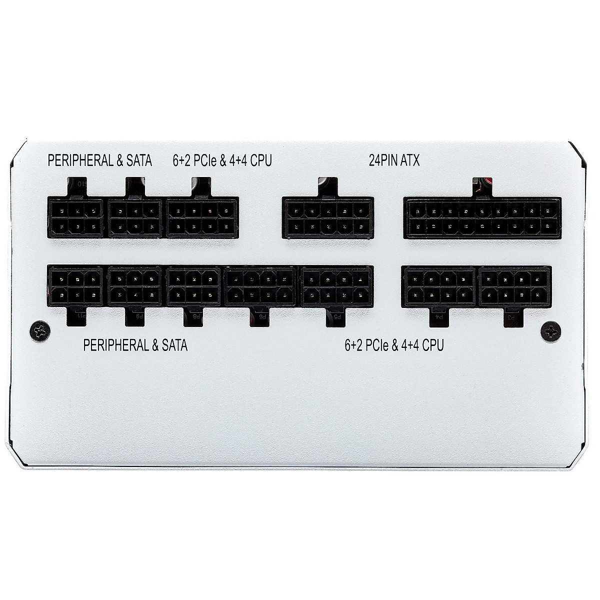 Corsair RMX White Series (2018), RM850x, 850 Watt, 80+ Gold Certified, Fully Modular Power Supply - White, 80 PLUS Gold (CP-9020188-NA)