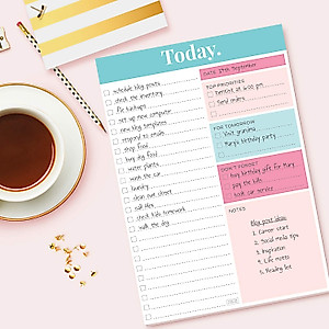 Sweetzer & Orange Daily Planner 2023, Undated Planner To Do List Notepad. 7x10” Day Planner Note Pad. Checklist Productivity Organizer, Work Planner, Academic Planner, Daily To Do List Planner