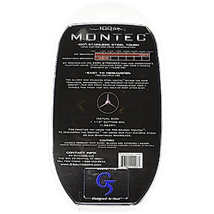 G5 Outdoors Montec Broadhead (Pack of 3), Pink, 100 Grain