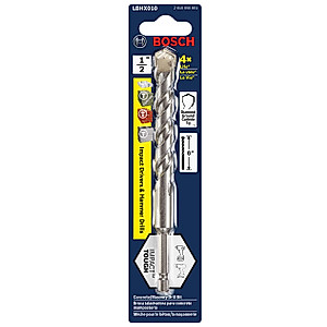 Bosch 1/2 In. X 6 In. Hex Shank Hammer Drill Masonry Bit LBHX010