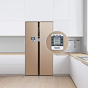 Digital Kitchen Timer Dual Timers 3 Channels Count UP/Down Timer Samshow Cooking Timer Stopwatch Large Display, Adjustable Volume Alarm with Magnetic Back, Stand, Battery Included