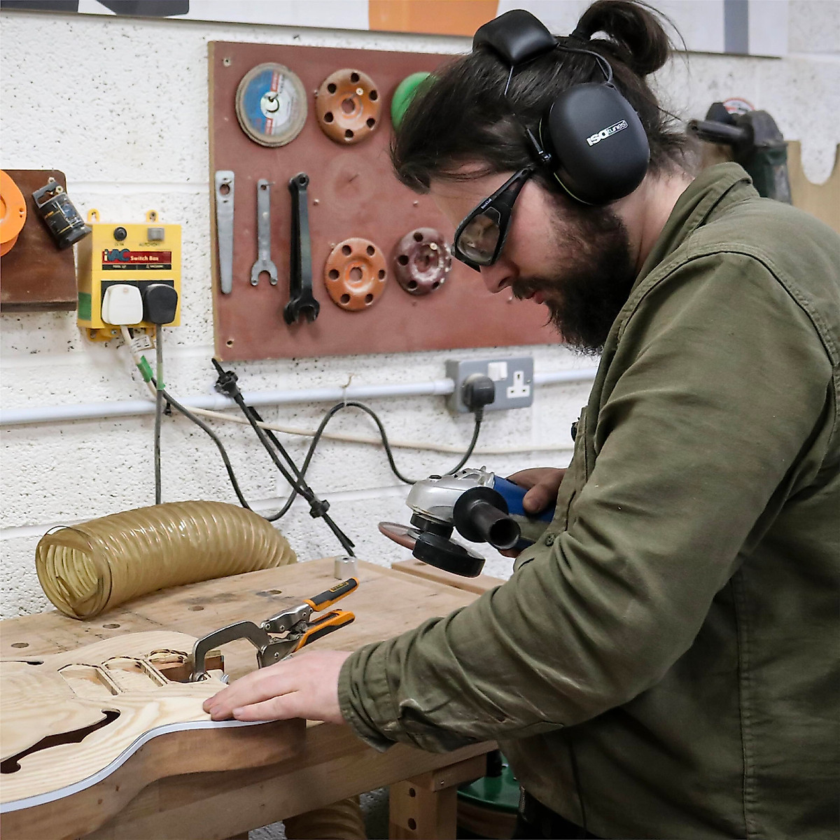 ISOtunes AIR DEFENDER Bluetooth Earmuffs: Comfortable Wireless unisex adult Hearing Protection with 40 Hour Battery Life