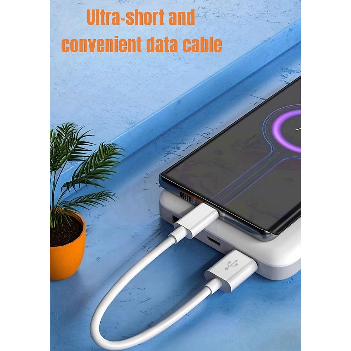 KUBOJSDLZ 2-Packs Fast Charge Cable, 1 Feet USB-C Charging Cable for Sony WH-1000XM5 WH-1000XM4 WF-1000XM4 WH-1000XM3 WH-XB910N WI-C200 WI-XB400 Beats Studio Pro