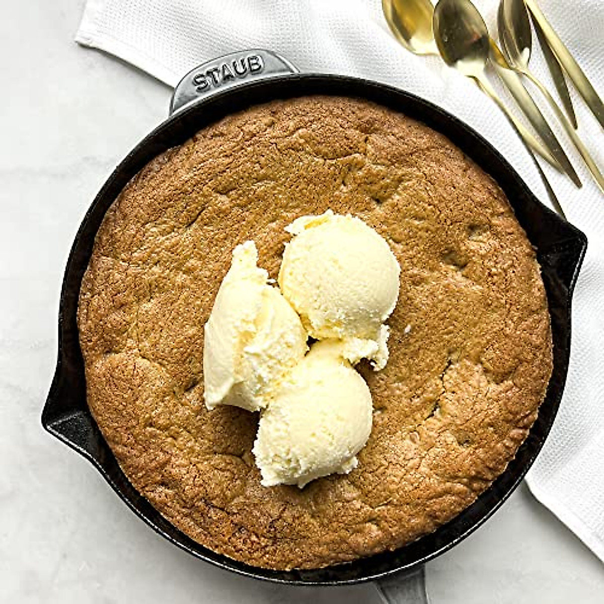 Staub Cast Iron 10-inch Fry Pan - Matte Black, Made in France