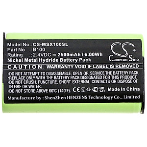 ASDQW 2500mAh/2.4V Replacement Battery for Microsoft B100 Xbox One Elite Wireless Contro, Xbox One S Wireless Controller, Xbox One X