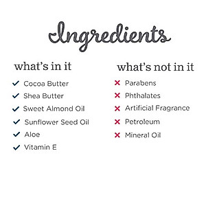 Mommy's Bliss Belly Lotion: For Hydrated, Resilient, & Elastic Skin During Pregnancy, Reduce Stretch Mark Appearance with Cocoa Butter Bohemian Rose Scent, 8 Fl Oz