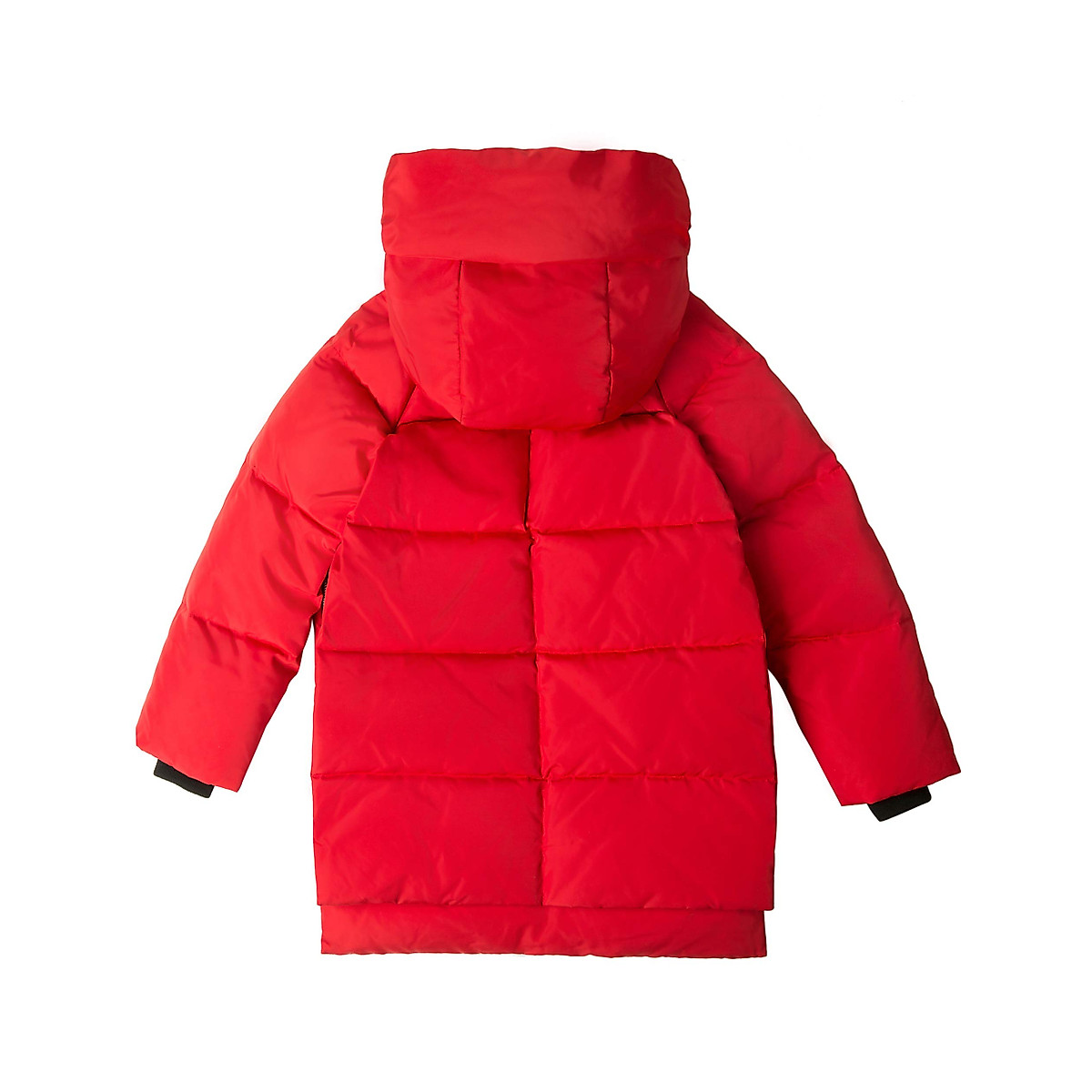 Orolay Children Hooded Down Coat Girl's Quilted Puffer Jacket Boy's Winter Jackets Red 120CM