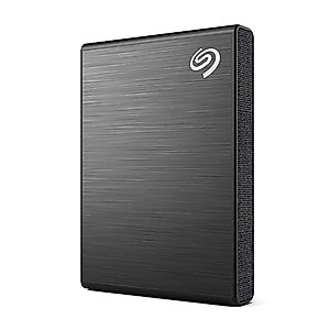 Seagate One Touch SSD 1TB External SSD Portable – Black, speeds up to 1030MB/s, 6mo Mylio Photo+ subscription, 6mo Dropbox Backup Plan​ and Rescue Services (STKG1000400)