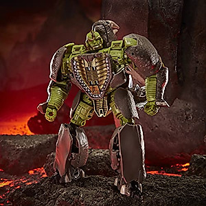 Transformers Toys Generations War for Cybertron: Kingdom Voyager WFC-K27 Rhinox Action Figure - Kids Ages 8 and Up, 7-inch