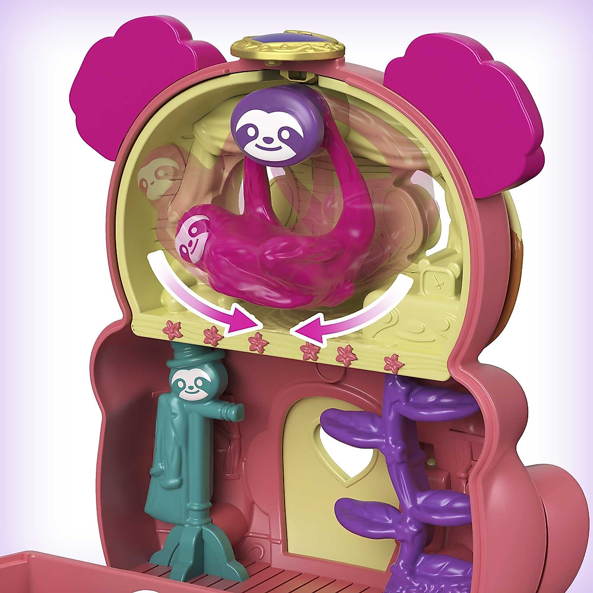 Polly Pocket Flip and Find Sloth Compact
