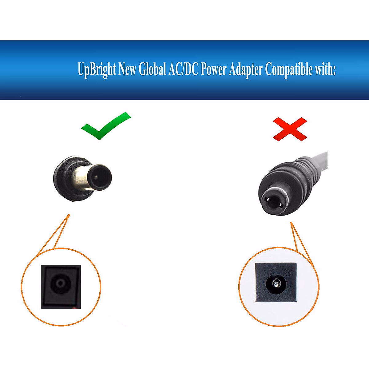 UpBright 19V AC/DC Adapter Compatible with Samsung HW-Q700A Q700A HWQ700A PS-WA75B HW-Q700A/ZA HW-Q800A Q800A HWQ800A HW-Q800A/ZA 3.1.2ch Soundbar DC19V 3.11A 19VDC Power Supply Cord Battery Charger