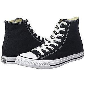 Converse M9160- Chuck Taylor All Star High Top Unisex Black White Sneakers, 10.5