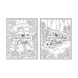 Baby Animals Coloring Book: An Adult Coloring Book Featuring Super Cute and Adorable Baby Woodland Animals for Stress Relief and Relaxation Vol. I