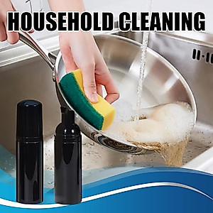 ASEVAT 12 Pcs Empty Foaming Pump Dispenser, 2 oz Transparent FoamSpray Bottle for Hand Soap Shampoo Lash Cleanser Packaging Liquid Cleaning (Clear)