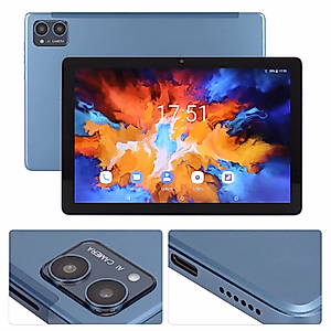 10.1in Tablet Android 11 Tablet, 4G LTE Calling Tablet, Octa Core Processor, 12GB RAM 256GB ROM, IPS HD Touch Screen, 2.4/5G WiFi, BT5.0, 20MP Camera, 8000mAh Battery