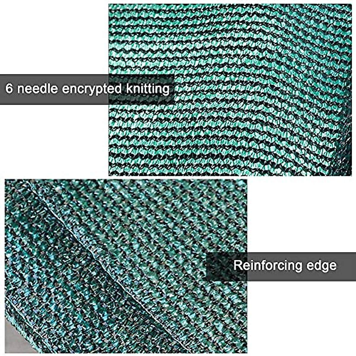 ALBN-Shading net Shade Cloth Net with Upgrade Grommets 80% Shading Rate HDPE UV Protection for Courtyard Garden Flower Plant (Color : Dark Green, Size : 1x5m)