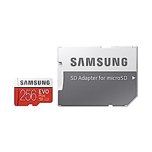 Samsung 256GB EVO Plus Class 10 UHS-I microSDXC U3 with Adapter (MB-MC256GA)