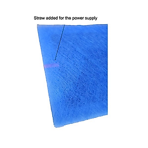 Fast-Shipped-Filters 3 Pack 19 3/8x19 3/8 Garrison 6100 Air Cleaner Replacement Polarized Filter Pads Blue