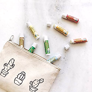 Organic Lip Balms Combo Pack, 8 Pack, 0.15 oz (4.25 g) Each, Sierra Bees
