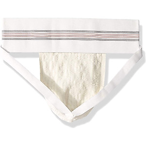 GYM Mens Old School Jockstrap (XX-Large, White, 1-Pack)