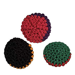 Handmade Nylon Kitchen Scrubbers - Pot Scrubbers - Sponge - Scouring Pad - Reusable - Scrubbies - set of 3 (or 4) - double thickness - large