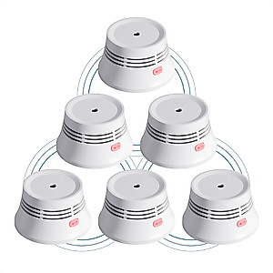 AEGISLINK Fire Alarm Smoke Detector with Photoelectric Sensor, 10-Year Battery Smoke Alarm, S220