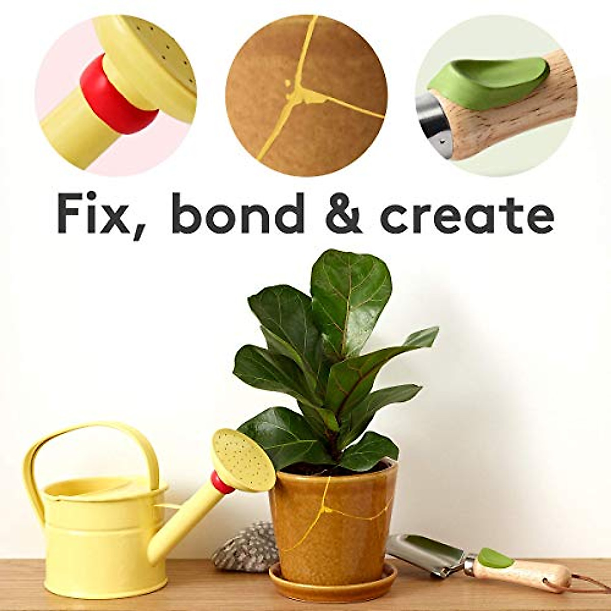 Sugru by Tesa - All Purpose Super Glue, Moldable Craft Glue for Indoor & Outdoor - Adhesive Glue for Creative Fixing, Repairing, Bonding & Personalizing - 3 Pack - Black (3.5g/ea)