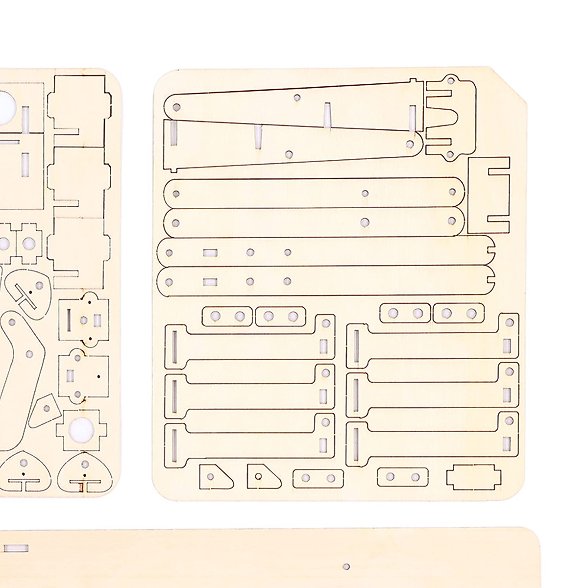 Robot Arm, Robot Arm, Robot Arm Model, Wooden Hydraulic Mechanical Jaws DIY Excavator Starter Kit STEM Science Educational Building Toy, Science Kits