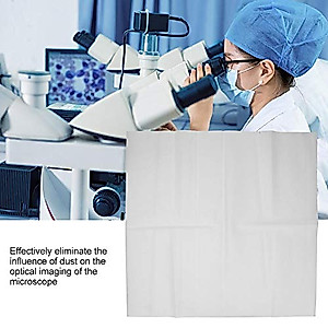 480x490mm Microscope Cover, Plastic Microscope Cover Waterproof Microscope Protective Dust Cover Accessories, Microscope Dust Cover