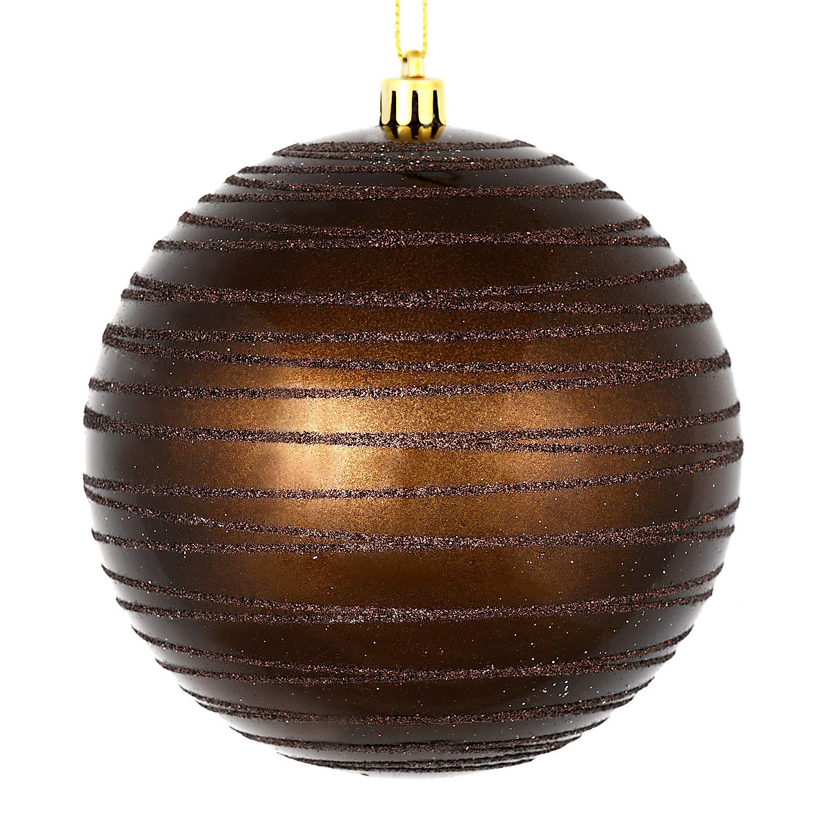 Vickerman Chocolate Ball Ornament