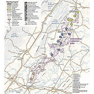 Shenandoah National Park Day Hikes Map (National Geographic Topographic Map Guide, 1703)