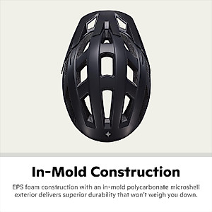 Schwinn Halcyon ERT Bike Helmet for Youth Boys Girls, Ages 8 to 14, Can Fit Head Circumference 54-58 cm, 19 Vents, Removeable Visor, Adjustable Fit, Medium Black