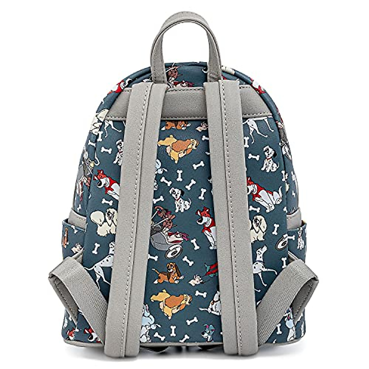 Loungefly Disney Dogs Mini-Backpack Handbag All Over Print Lady Tramp Dalmatians