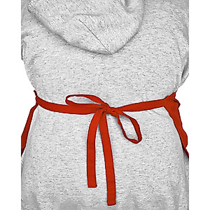 ThisWear Gifts For Granny Gifts For Grandma Everything Is Better In Granny's Kitchen Two Pocket Adjustable Bib Apron Red