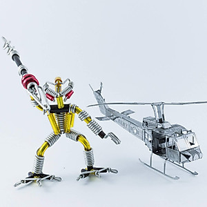 TecUnite Aluminum Craft Wire for Sculpting Armature Bendable Craft Wire for DIY Jewelry Making (1 Roll,Silver,10 M x 1 mm)