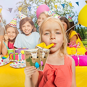 Y_Bong Dinosaur Party Favors - Dinosaur Birthday Party Supplies - 24 Pack Dino Egg Hatching Card Bulk - Funny Birthday Party Decorations for kids Boys Girls Toddler