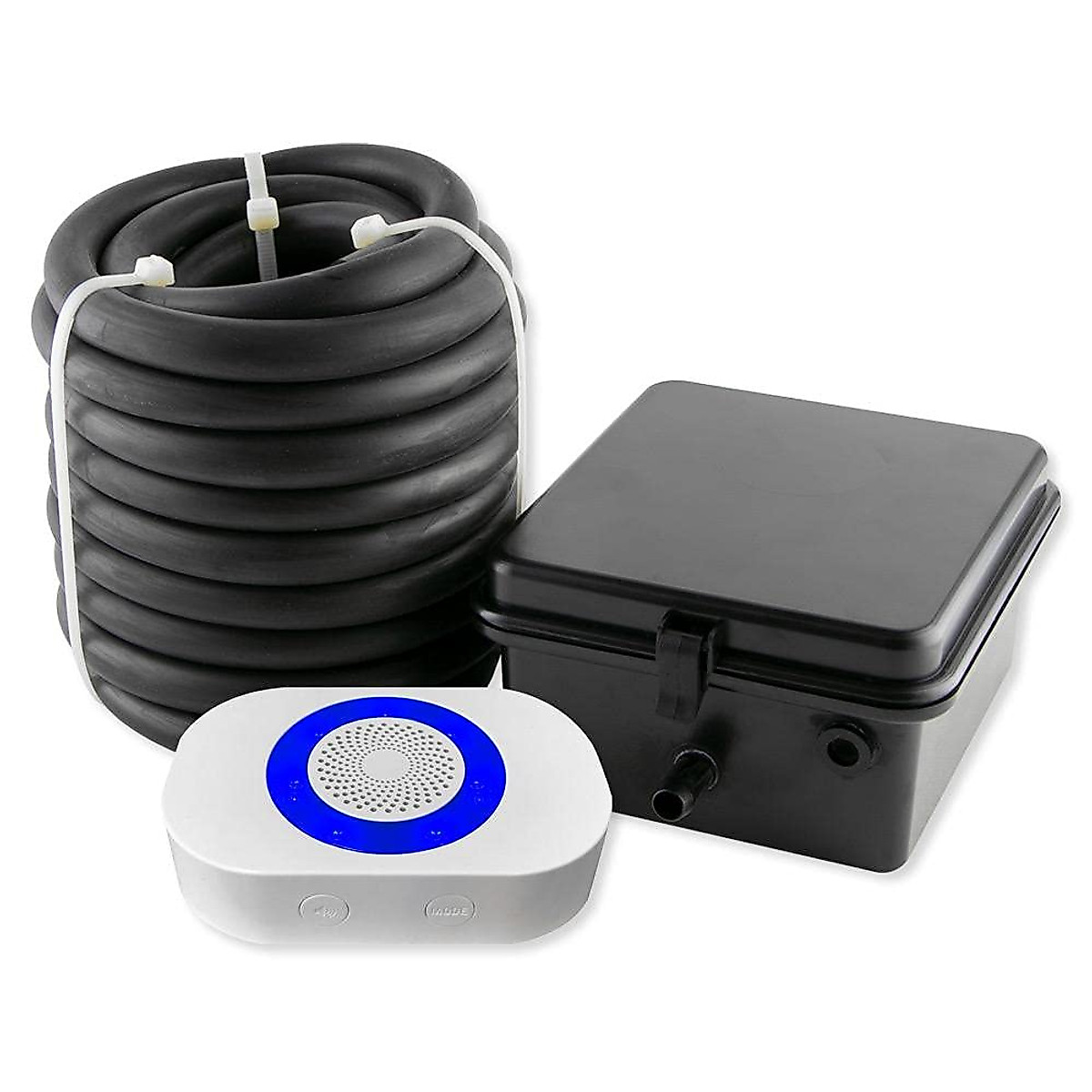 Dakota Alert Driveway Alarm Sensor - Wireless One Mile DCRH-4k Plus Rubber Hose Driveway Alarm System, Relay Outputs, RE-4k Plus Receiver & DCHT-4000 Transmitter with 25-FT Rubber Hose Sensor