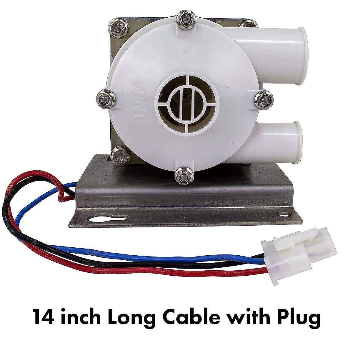 IMM Ice Machine Motor Replacement for Hoshizaki S-0730 Ice Machine Motors Includes mounting Plate, 14 inch Cable & Plug.