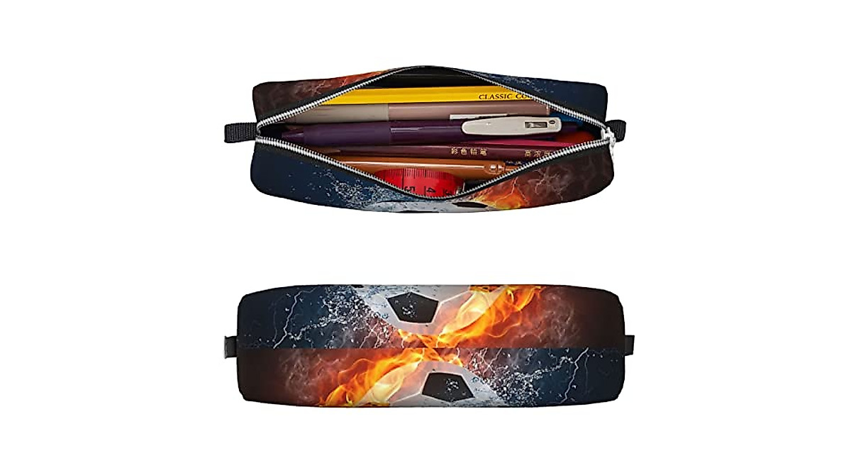 Jiamian Soccer Ball Pencil Case | Stylish & Multi-Functional Organizer