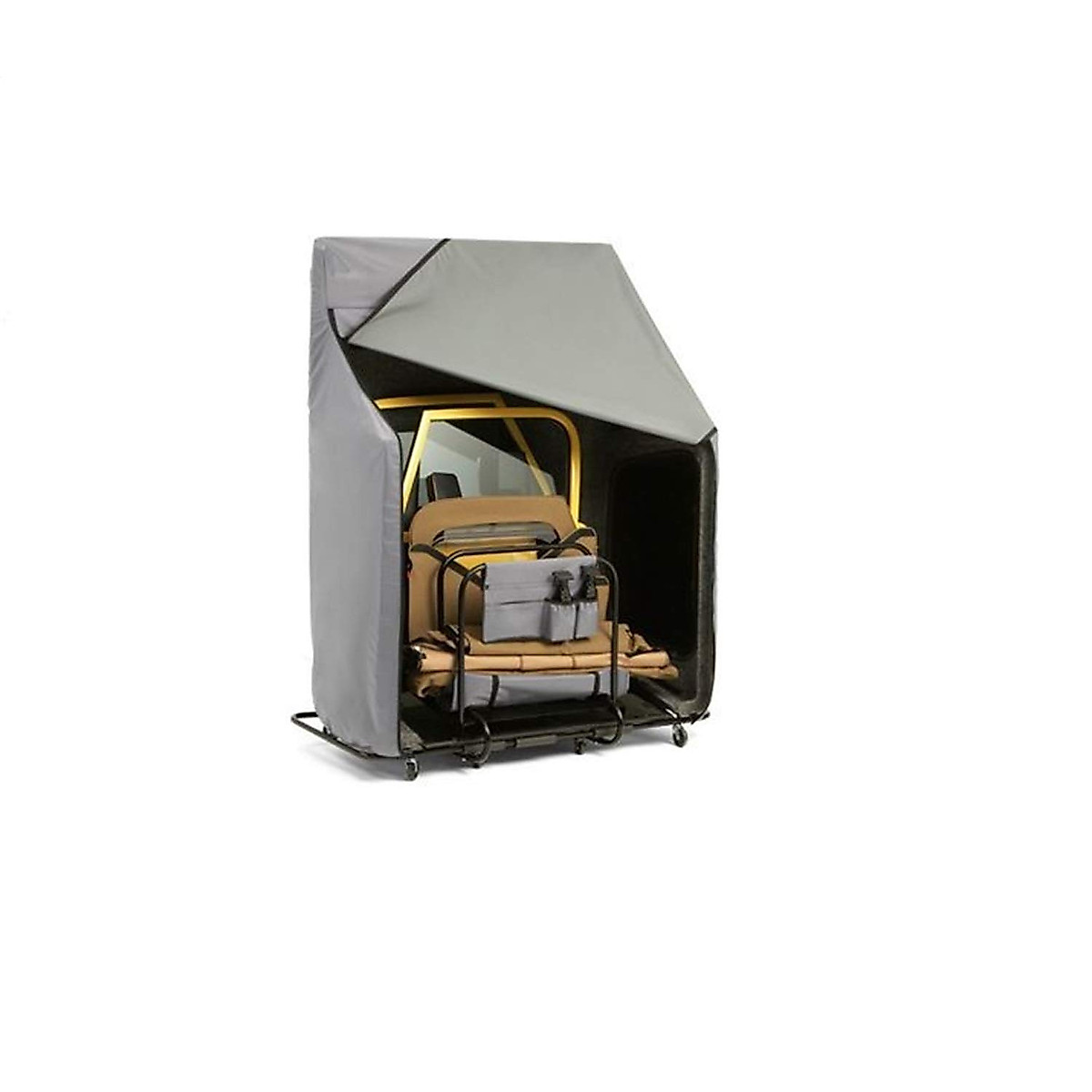 Bestop 4281401 Black HOSS Door Cart with Cover for 1987-2018 Wrangler TJ/YJ/JK 2DR/4DR