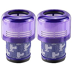 Filter Replacements for Dyson V11 Animal, V11 Torque Drive V15 Detect Cordless Vacuum, Replace Part # 970013-02 (2 Pack)