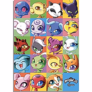 ZAG STORE - Miraculous Ladybug - Poster Kwamis Mix 20 x 28 (50x70cm), 20 x 28in (50x70cm)