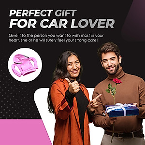 A VERANCO Gear Shift Hoodie - Automotive Accessories Hoodie for Car Shifter, Pink, Cotton, Universal Fit