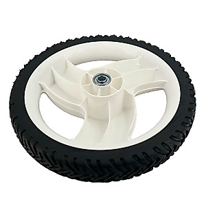 Cluparis Lawn Mower Wheel Replaces for Toro 105-1814 Front/Rear Wheel 8" 3/4" 1/2" (Set of 2)