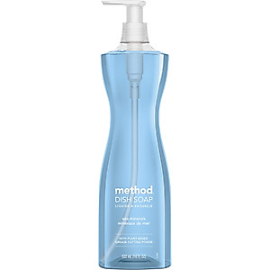 Method Dish Soap, Sea Minerals, Biodegradable Formula, Tough on Grease, 18 Fl Oz (Pack of 1)