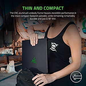 Razer Blade 15 Base Gaming Laptop 2021: Intel Core i7-10750H 6 Core, NVIDIA GeForce RTX 3070, 15.6" FHD 1080p 144Hz, 16GB, 512GB SSD - CNC Aluminum - Chroma RGB Lighting - Thunderbolt 3