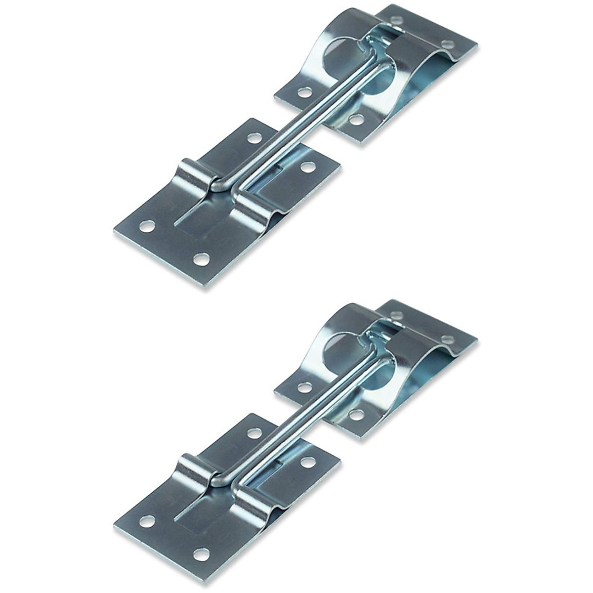 zqgsm 2 Set T Style Galvanized Iron Entry Door Catch Latch Holder RV Camper Trailer Cargo 4 inch